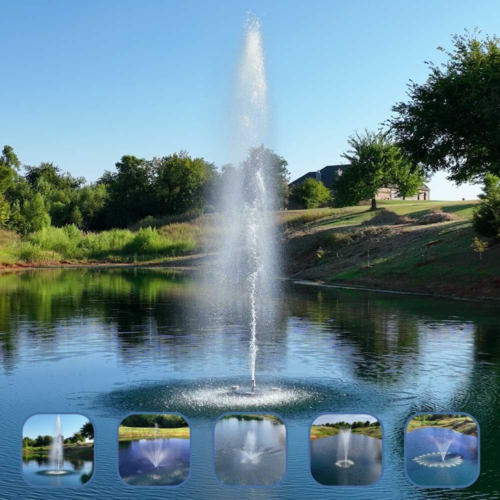 PondSelect Classic Series Pond Fountain — Everblue Pond
