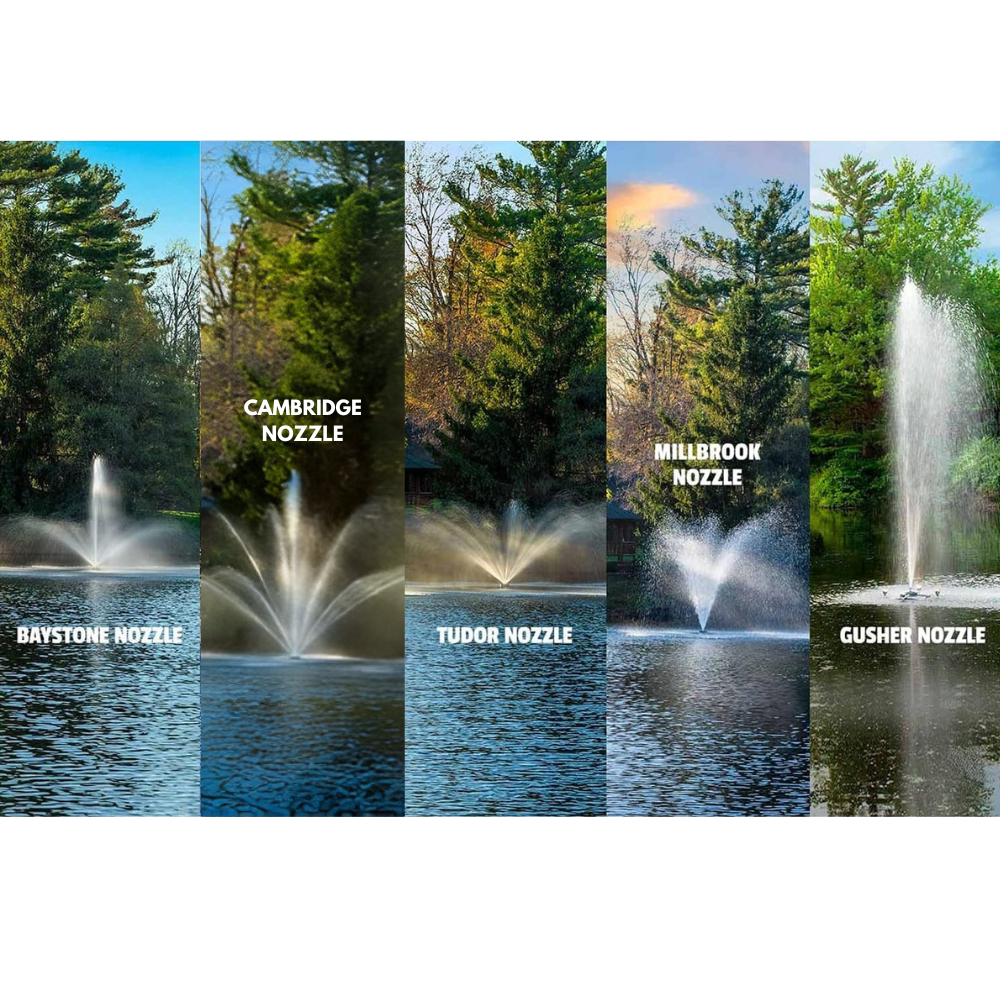 Scott Aerator Great Lakes Pond Fountain — Everblue Pond